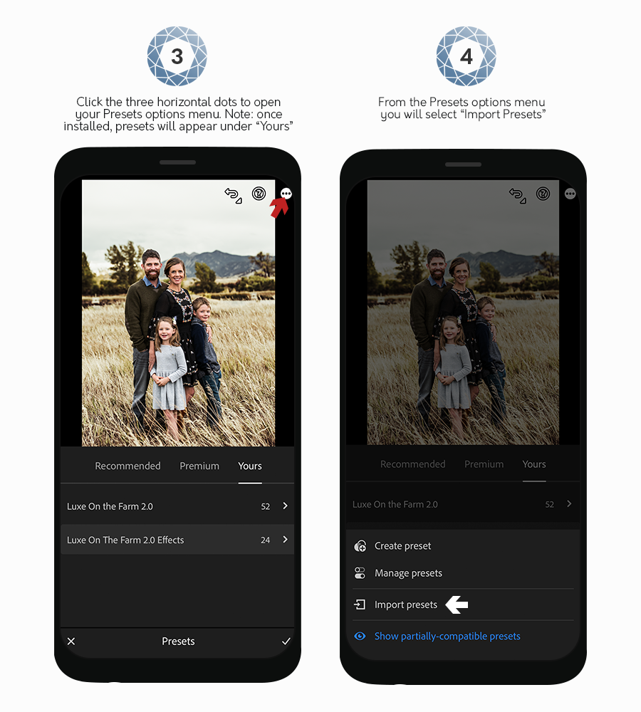 iOS/iPad - Install XMP presets in Lightroom Mobile – The Luxe Lens