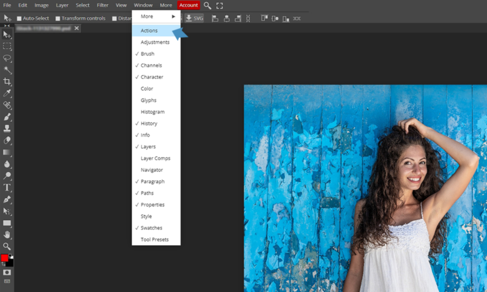 How To Install Actions For Photopea Photopea The Luxe Lens